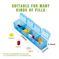 China Factory direct sale bottle electronics timing box alarm dispenser pill timer 4 Times a Day 7 Day Pill Box 28 pc for sale