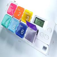China Top fashion medication box dispenser electronic medicine 7day pill case timer/alarm reminder for sale