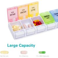 China Factory Box 2 Times Day Pica Pastilla Pastilleros Waterproof Aluminum Pill Case for sale