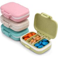 China 7 Day Monthly Travel Tablet Weekly Pill Dispenser Box For Elderly 4 PC Cases 3 Removable for sale