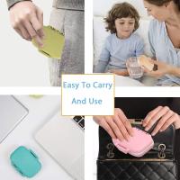 China 7 Day Monthly Travel Tablet Weekly Pill Dispenser Box For Elderly 4 PC Cases 3 Removable for sale