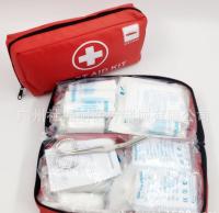 China Portable Economic  DIN 13164 Car First Aid Kit  Outdoor Car First Aid Kit Popular Emergency Vehicle First Aid Supplies for sale