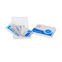 China Workplace Portable First Aid Kit 5 Person Home Care White Mini Survival 12x9.5x1.2cm for sale