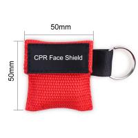 China CE Approved Stock disposable cpr face shields mask with PE pouch for first aid emergency device product for sale