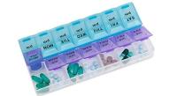 China Wholesale gift premium  detachable am pm pill box  morning afternoon pill box promotion oem weekly pill box for sale