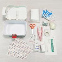 China FDA Portable First Aid Kit Emergency Automobile Torch Box Tool Case With Light for sale