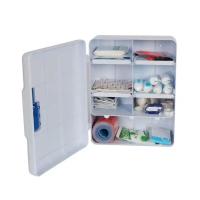 China HIPS First Aid Kit Box Cabinet Large Wall Mounted Storage Case With Lock for sale
