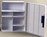 China HIPS First Aid Kit Box Cabinet Large Wall Mounted Storage Case With Lock for sale