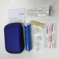 China Blue EVA Travel First Aid Kit Venom Extractor Suction Pump Snake Bite Kit Bee Sting for sale