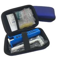 China Blue EVA Travel First Aid Kit Venom Extractor Suction Pump Snake Bite Kit Bee Sting for sale