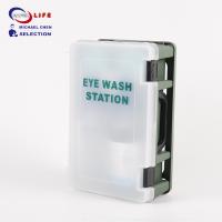 China Saferlife Wall Mount First Aid Portable Eye Wash Station Emergency Rescue CE Plastic Case for sale