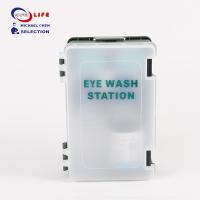 China Saferlife Wall Mount First Aid Portable Eye Wash Station Emergency Rescue CE Plastic Case for sale