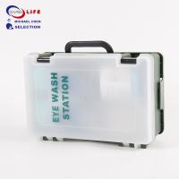 China Saferlife Wall Mount First Aid Portable Eye Wash Station Emergency Rescue CE Plastic Case for sale