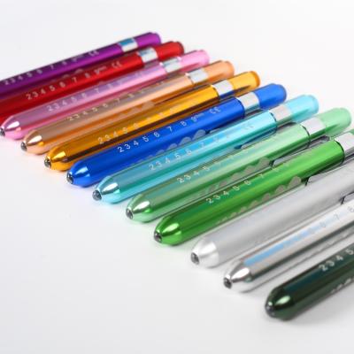 China Mini Reusable Flash Light with Pupil Gauge and Ruler White Light LED Torch for sale