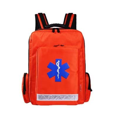 China 1680d Double Oxford Outdoor Emergency Backpack Disaster Relief Backpack First Aid Kit for sale