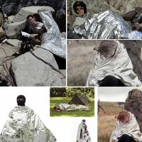 China Outdoor Survival Reflective Life Blanket Emergency Rescue  Gold Silver Cold Insulation  First Aid Blanket for sale