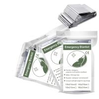 China Outdoor Survival Reflective Life Blanket Emergency Rescue  Gold Silver Cold Insulation  First Aid Blanket for sale