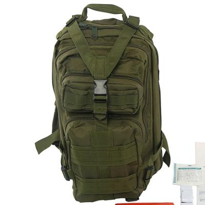 China Outdoor First Aid  Survival Kit Bag Tactical Backpack Emergency First Aid Kit Bag Trauma Bag for sale