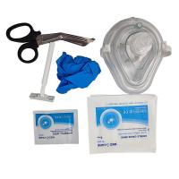 China Outdoor Home Emergency First Aid Kit with Anti-Suffocation Mask CPR Equipment Manual Power Source for Rescue Breathing Rescue for sale