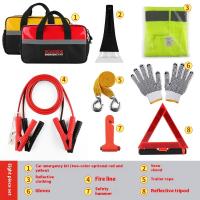China Self-Driving car emergency kit  auto first aid kit portable multi-functional tools Rescue equipment for sale