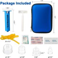 China Saferlife Emergency First Aid Kit for Snake Bites Bee Stings Venom Extractor Suction Pump Bonus CPR Face Shield  for Hiking for sale