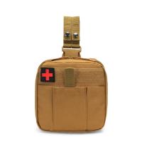 China Outdoor Tactical Multifunctional Leg Bag MOLLE Accessory Small Nylon Grocery Bag Emergency Medical Kit for sale