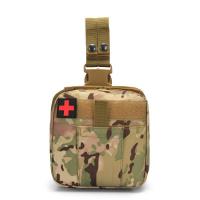China Outdoor Tactical Multifunctional Leg Bag MOLLE Accessory Small Nylon Grocery Bag Emergency Medical Kit for sale