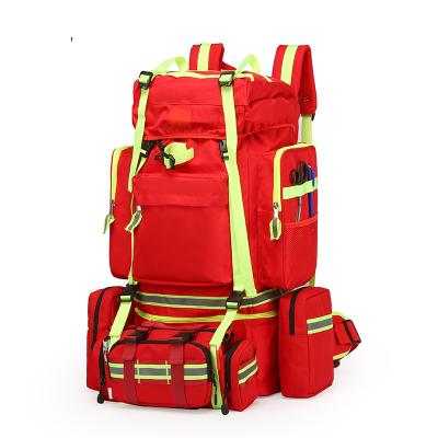 China Large Capacity Waterproof Zipper Fashion Forest Fire Fighting Emergency Rescue Rucksack Epidemic Prevention Mountaineering for sale