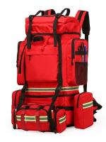 China Large Capacity Waterproof Zipper Fashion Forest Fire Fighting Emergency Rescue Rucksack Epidemic Prevention Mountaineering for sale