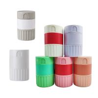 China Four-in-one Pill Box Dust-proof Multi-function ABS Pill Cutter Portable Pill Box for sale