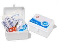 China Saferlife SL-001 14*10.5*5.5cm Small Promotion Kit Wholesale First Aid Kit Gift Custom Mini First Aid Kit for sale