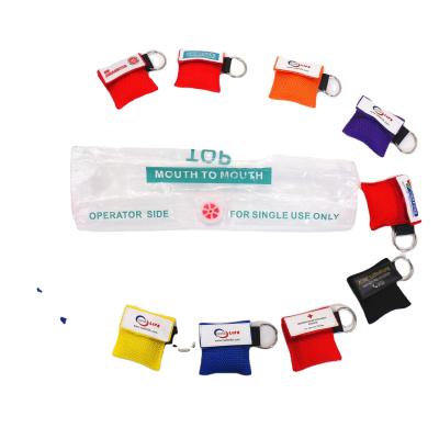 China CPR Face Mask  Gift Present Kit Promotion of First Aid Deluxe  with Key Chain for sale