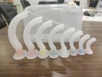 China Medical Oral Airway First Aid EMS Equipment Oropharyngeal Airway Tube Soft PE Reinforced Bite Block Smooth Surface for sale