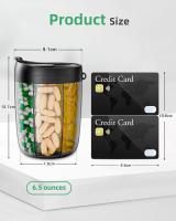 China Family Large Pill Bottle Organizer, Supplement Organizer for Holding 6 Various Vitamins,with Wide Opening for sale
