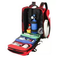 China medical Oxygen Cylinder Backpack, First Aid Backpack with 3 small Detachable Portable Zipper Bag,big capacity first aid bag for sale