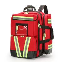 China Oxygen Cylinder Large Backpack,Emergency Backpack with 8 Detachable Convenient Zipper Bag,big capacity first aid bag for sale