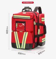 China Oxygen Cylinder Large Backpack,Emergency Backpack with 8 Detachable Convenient Zipper Bag,big capacity first aid bag for sale