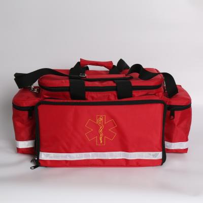 China Large Capacity First Aid Ambulance Bag Empty Survival Trauma Aid Kit for Emergency Rescue for sale