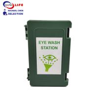 China Portable Emergency Eyewash Station Eye Wash Kit Wall Mount Industrial Eye Bath Safety First Aid for sale