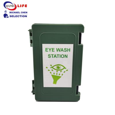 China Portable Emergency Eyewash Station Eye Wash Kit Wall Mount Industrial Eye Bath Safety First Aid for sale