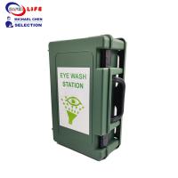 China Portable Emergency Eyewash Station Eye Wash Kit Wall Mount Industrial Eye Bath Safety First Aid for sale