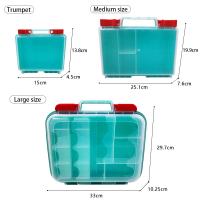 China Saferlife PP Plastic Portable First Aid Kit Tool Box Wall Mounted First Aid Kit Emergency Kit for sale