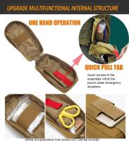 China Medical Tactical Bag for Camping Outdoor Combat Survival Tactical Emergency Casualty Care Set First Aid Kit for sale