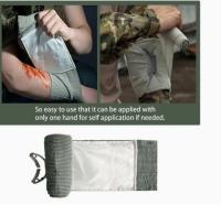 China Israeli Emergency Trauma Dressing 4 6 Inch Compression Bandage For Tactical First Aid Kit for sale