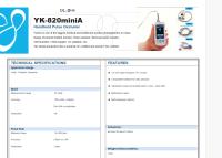 China YK-820miniA Handheld Pulse Oximeter for sale