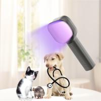 China Saferlife VW1 Veterinary Wood's Lamp Portable UV Detector With 2X Magnifying Glass For Pet Skin Inspection for sale