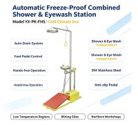 China Shower & Eyewash Station YX‑PK‑FHS for sale