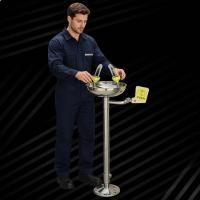China 304 SS Floor‑Mounted Eyewash Station for sale