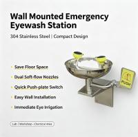 China Wall‑Mounted Emergency Eyewash Station for sale