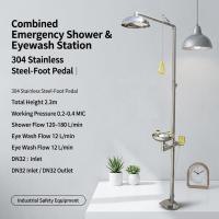 China Combined Emergency Shower & Eyewash Station for sale